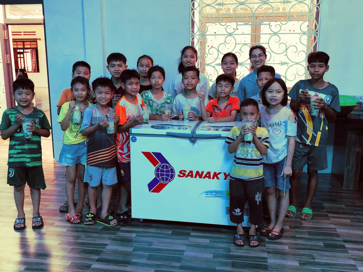 New Cabinets, a Freezer, then Easter Dinner at the Nhan Ai Orphanage ...